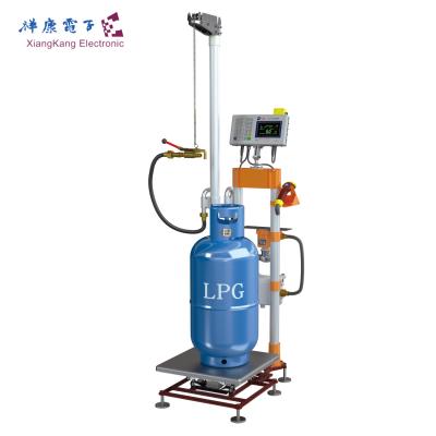 China Semi Automatic 180kg Wireless LPG Gas Cylinder Filling Machine for sale