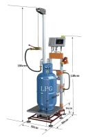 China Semi Automatic 180kg Wireless LPG Gas Cylinder Filling Machine for sale
