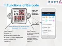 China Barcode Real Time Cylinder Tracking System Android Operating for sale