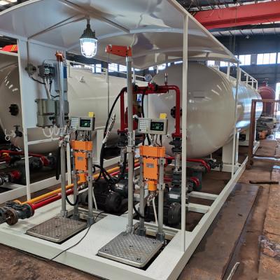China 30 Tons Pressure Vessel  20000 Liters LPG Skid Plant for sale