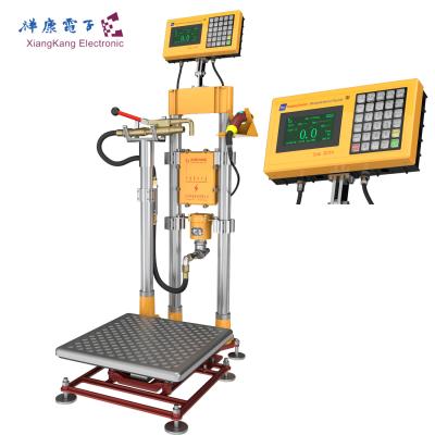 China Accuracy 50g Ex ib IICT4 Gb Wireless LPG Gas Cylinder Filling Machine for sale