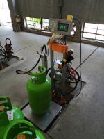 China Accuracy 50g Ex ib IICT4 Gb Wireless LPG Gas Cylinder Filling Machine for sale