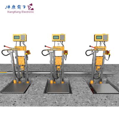China LPG Cylinder Interlocking Filling Scale Large LCD Display One Key Easy To Operate for sale