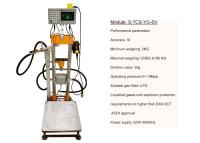 China LPG Cylinder Interlocking Filling Scale Large LCD Display One Key Easy To Operate for sale