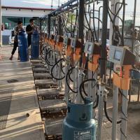 China LPG Filling Scale Explosion proof Automatical filling cylinders for home gas lpg cylinder case for sale