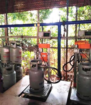 China Barcode Scanning Wireless LPG Gas Cylinder Filling Scale for sale