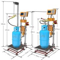 China Class 3 OEM 220V 120kg LPG Gas Cylinder Filling Machine for sale
