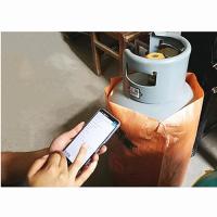 China Cooking Gas Cylinder Tracking Barcode Gas Tank Qr Asset Tags UV Protection for sale
