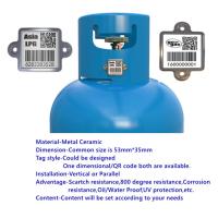 China Tracking Management Vertical Qr Code Asset Tags Interlocking Filling for sale
