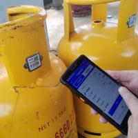 China Wireless Base Barcoding Gas Cylinder Tracking QR Asset for sale