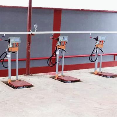 China Wireless Weighing LPG Gas Cylinder Filling Machine Capacity 180KG Battery Type for sale