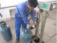 China Automatic ATEX Gas Cylinder Filling Machine 120Kg Weighing 1.6Mpa for sale