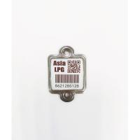 China Tracking Management Vertical Qr Code Asset Tags Interlocking Filling for sale