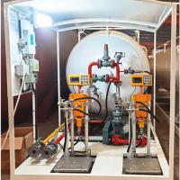 China ATEX Propane Lpg Skid Station With Liquid Level Indication for sale