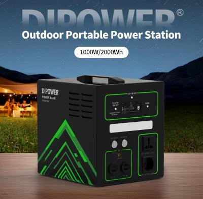 China RV Travel High Capacity Portable Power Station Mobile Solar Generator Electric Power Station for sale