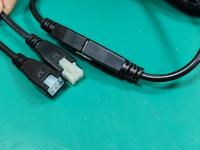 China 4m Hall Effect Linear Actuator Extension Cable Molex 6P Plug Black Stable Signal for sale