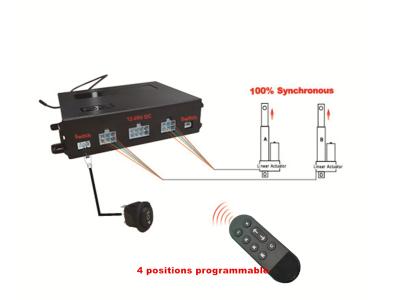 China 12V-28VDC Linear Actuator Synchronous Controller with 4 Programmable Memory Positions for sale