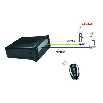 China 12V DC Dual Linear Actuator Remote Control System With Independent Operation for sale