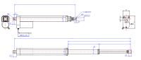 China 100kg Heavy Duty Linear Actuator 12V 24V DC 3 Stage Electric Telescopic Actuator 2000mm Stroke for sale