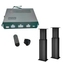 China Dual Lifting Column Synchronization Controller 12V 24VDC 25A for Height Adjustable Workbench Tables for sale