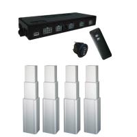China 4-Channel Hall Effect Synchronized Lifting Column Control System 1200mm Stroke 40A for sale
