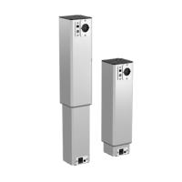 China Adjustable Electric Table Lifting Column 2 Stage 3000N High Load Capacity for sale