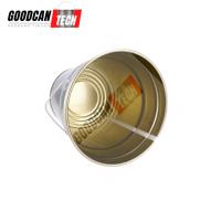 China 0.35mm Thickness Empty Paint Tins 5 Gallon Gold Lacquer Inside for Water Based Paint for sale