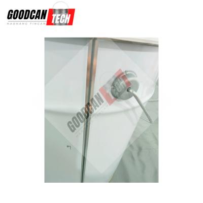 China White 15l Conical Pail OEM UN Standard 0.35mm Thickness With Lock Ring for sale