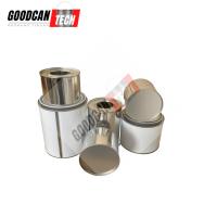 China Round Industry Paint Tin Cans 2.5liter 1liter Body Thickness 0.23mm For Chemical Paint for sale