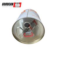 China 20liter Round Paint Tin Cans With Plastic Or Metal Handles for sale