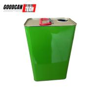 China Industrial Square Paint Cans OEM 4liter 1gallon for Chemical Paint packaging for sale