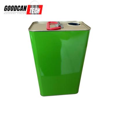 China Industrial Square Paint Cans OEM 4liter 1gallon for Chemical Paint packaging for sale