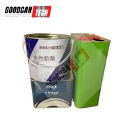 China Industrial Empty Metal Tin Cans 3.75L For Automotive Paint Storage for sale