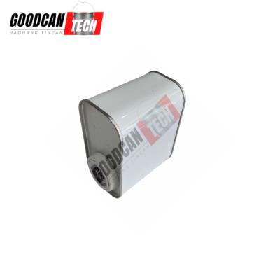 China 500ml Palm Oil Tin Can Customizable Paint Tin Sizes Rectangular for sale