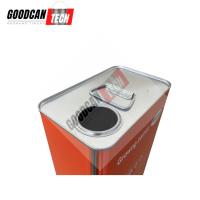 China Custom Car Paint Painted Tin Buckets 5L Printing With Steel Handle for sale