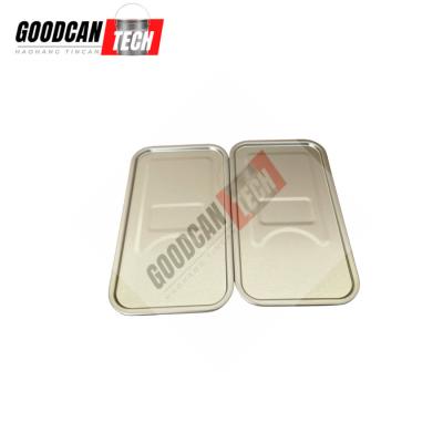 China Small 5liter Paint Tin Components 0.23mm Rectangular Can Bottom for sale