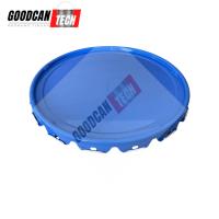 China 18L Crown Lug Metal Cover Tin Pail Components 0.35mm Thickness With Strip Gaskets for sale