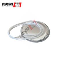China White Coated Metal Pail Lid 10L 0.28mm Thickness With Foam Strip Gaskets for sale
