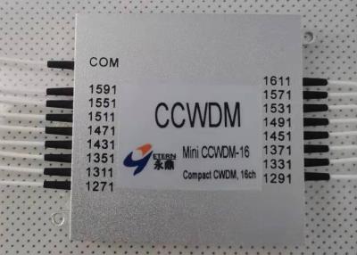 China TFF CCWDM Module 16 Channel CWDM Mux Demux Fiber 1611nm for sale