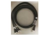 China 50 Ohm Low VSWR RF Cable Assemblies Bundled Coax Jumper Cable for sale