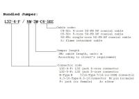 China 50 Ohm Low VSWR RF Cable Assemblies Bundled Coax Jumper Cable for sale