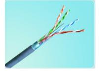 China LSZH Jacket CAT LAN Cable 4 Pair 24AWG CAT 5e FTP LAN Cable for sale