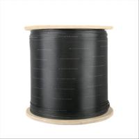 China Black FTTH Drop Fiber Optic Cable 1km 6 Core Multimode for sale