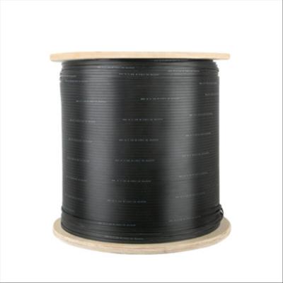 China Black FTTH Drop Fiber Optic Cable 1km 6 Core Multimode for sale