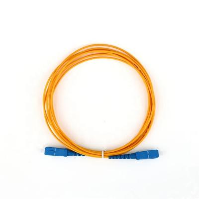 China FTTH Optical Fiber Patch Cords Cable SC Connector 0.3dB Loss for sale