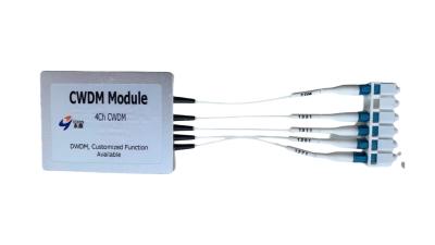 China 2 /4Channels DWDM Module Low Insertion Loss Fiber WDM Multiplexer for sale