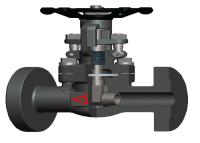 China A105 Forged Steel Flanged Gate Valve Rising Stem DN150 1.6-6.4MPa for sale