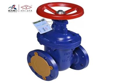 China Cast Iron DN50 Flanged Gate Valve Non Rising Stem Metal Seated PN16 for sale