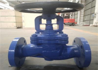 China DIN Ductile Iron GG25 Globe Valve Flange Type Bellows Sealed 1.6MPa for sale