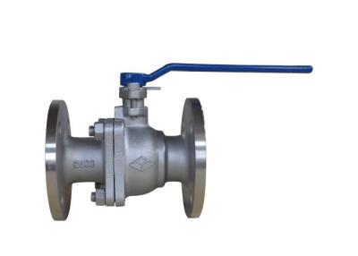 China SS304 1 Inch 1.6 Mpa Floating Ball Valve Full Bore Flanged End for sale